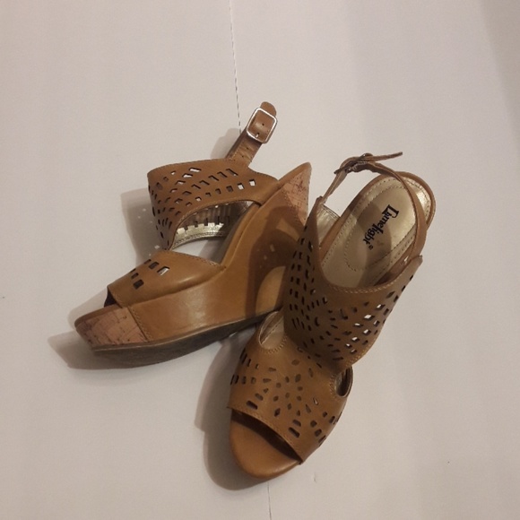 Limelight | Shoes | Limelight Laser Cut Wedge Heels | Poshmark